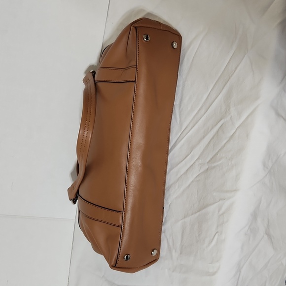 Talbots | Bags | Nwt Caramel Tan Talbots Leather Handbag Purse | Poshmark